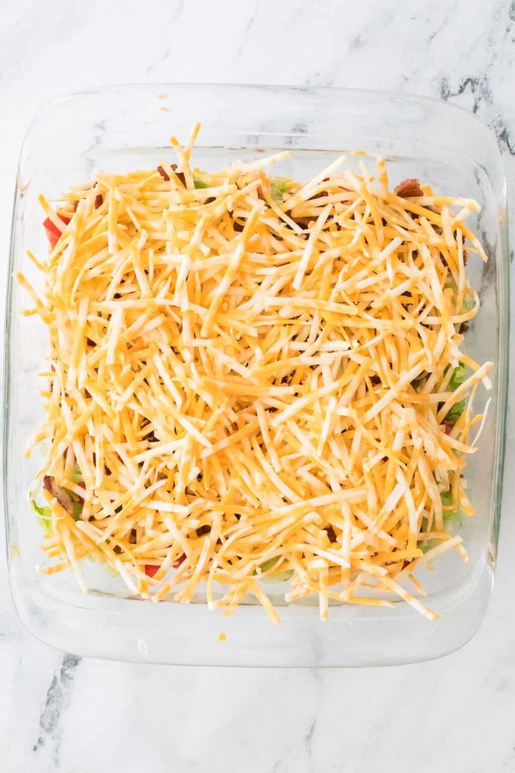Layered BLT Dip - Easy Made Dishes