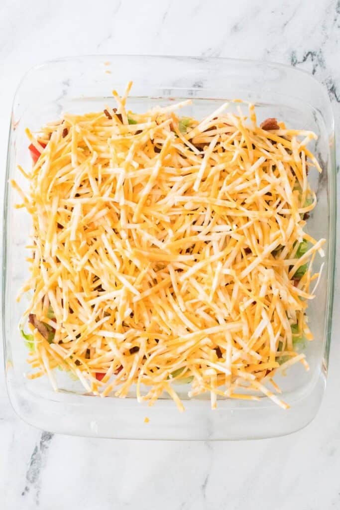 Layered BLT Dip - Easy Made Dishes