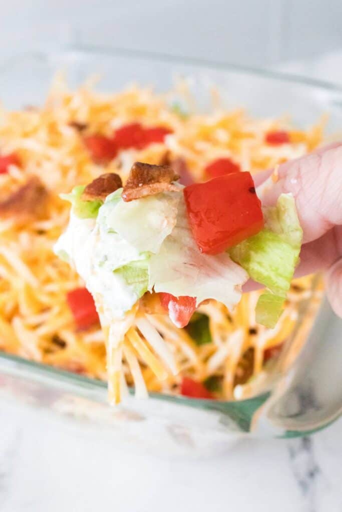 Layered BLT Dip - Easy Made Dishes