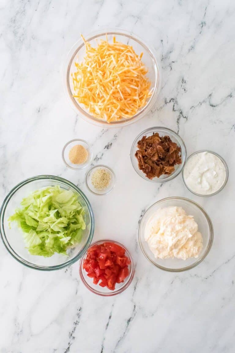 Layered BLT Dip - Easy Made Dishes