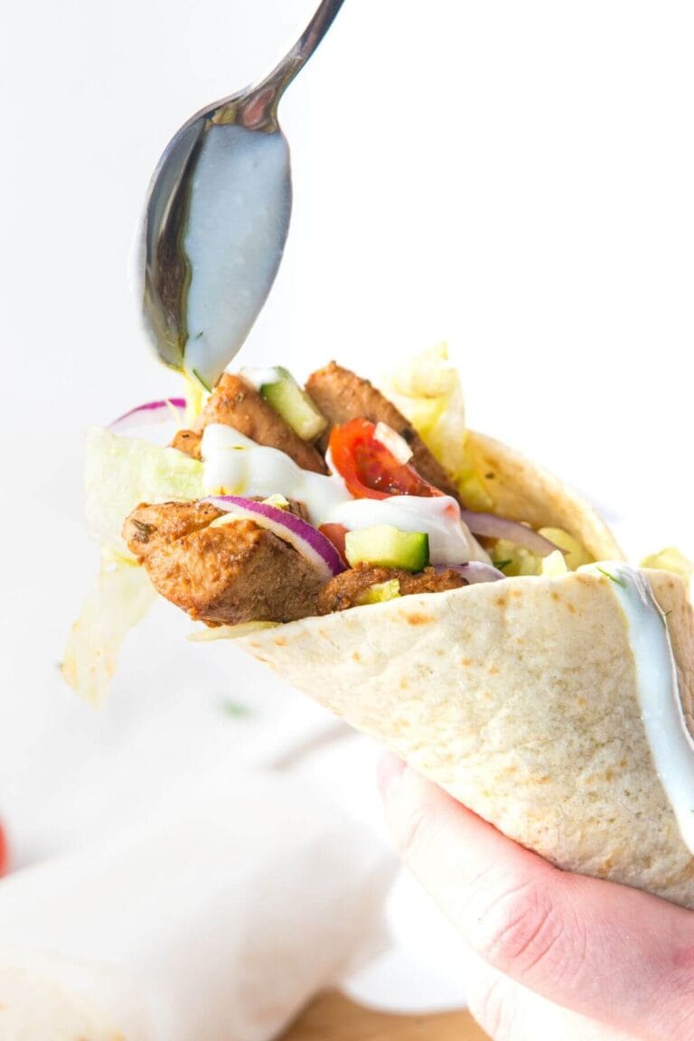 Greek Chicken Gyros - Easy Made Dishes