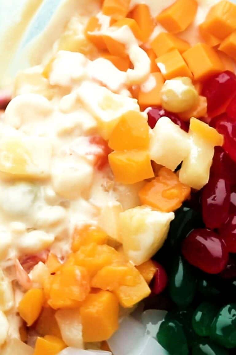 Macaroni Fruit Salad (Filipino) - Easy Made Dishes