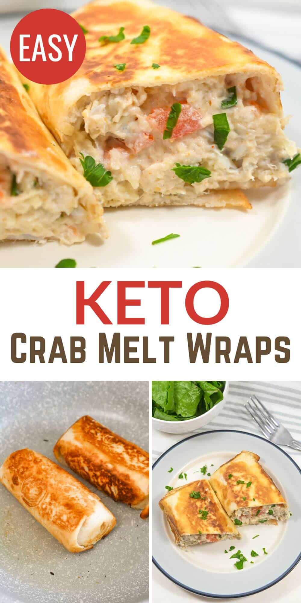 Keto Crab Melt Wraps - Easy Made Dishes