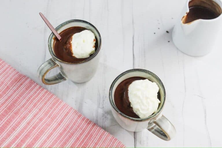 Homemade Hot Chocolate With A Chocolate Bar - Easy Made Dishes